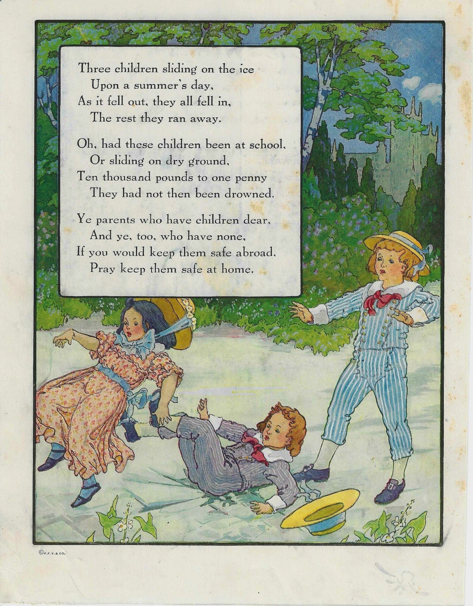 Antique Willie Boy Mother Goose Rhyme Art Print 1915 Dual Sided 8 X 10. ...