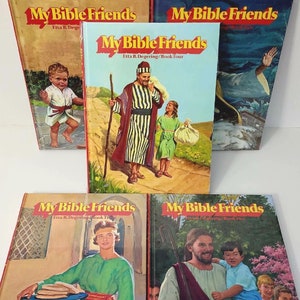 My Bible Friends RARE Factory SEALED New Set Complete 1-5 Etta Degering ...