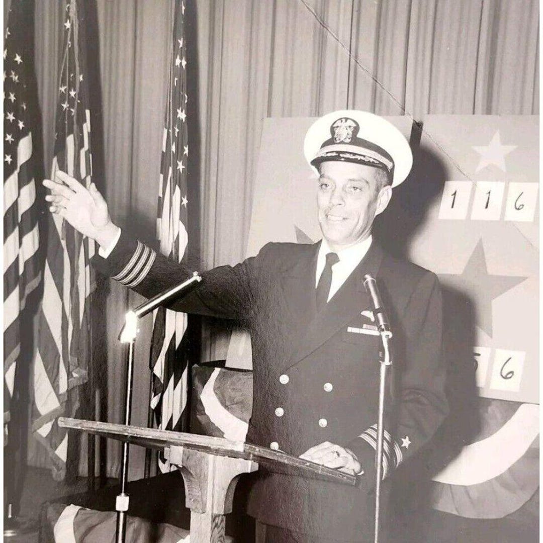 1963 Commander Richard Leland Real Photo New Hampshire HS Memorial Day ...