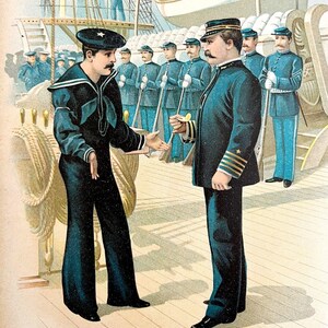 Captain Dewey Enforcing Obedience on the Dolphin 1899 Victorian ...
