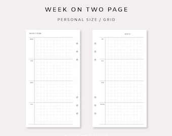 Weekly to Do List Printable Weekly Planner 2 Pages Weekly - Etsy