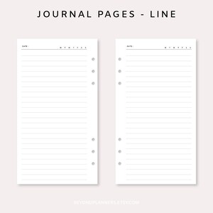 Printable Diary Pages - Printable Daily Journal | Daily Notes Template ...