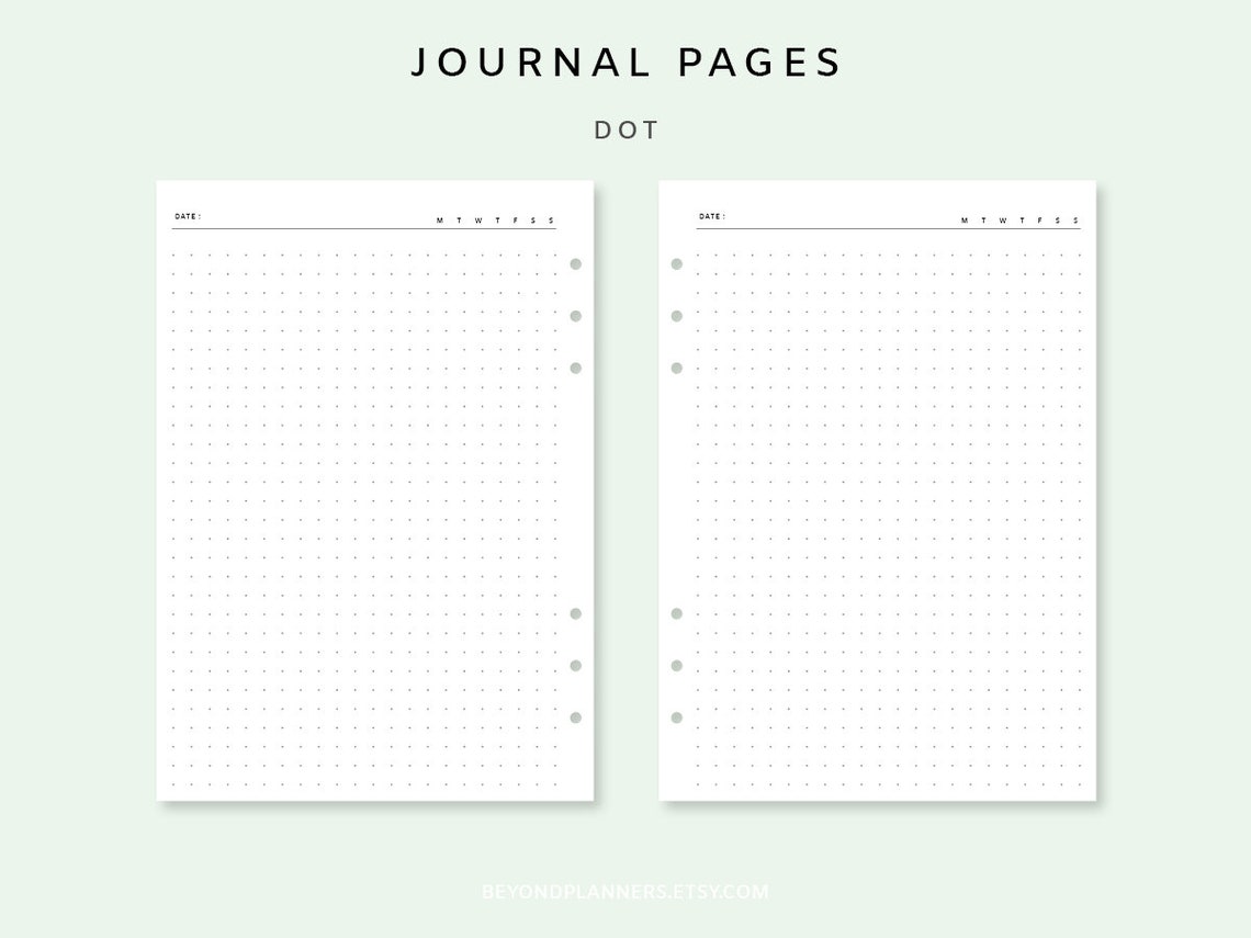 Printable Diary Pages - Printable Daily Journal | Daily Notes Template ...