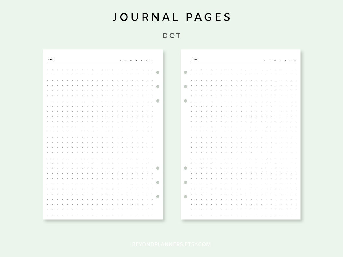 Printable Diary Pages Printable Daily Journal Daily Notes Template ...