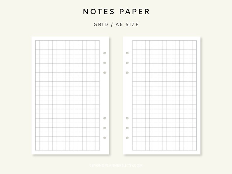 Study Notes Template Notes Printable Paper Printable Notes Page A6 ...
