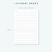 Printable Diary Pages - Printable Daily Journal | Daily Notes Template ...