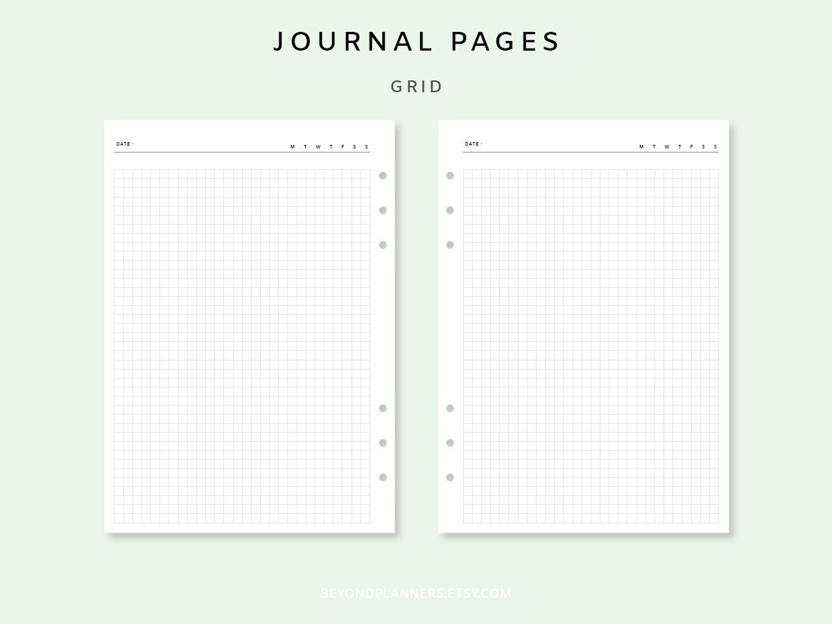 Printable Diary Pages Printable Daily Journal Daily Notes - Etsy Canada
