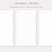 Printable Diary Pages Printable Daily Journal Daily Notes - Etsy