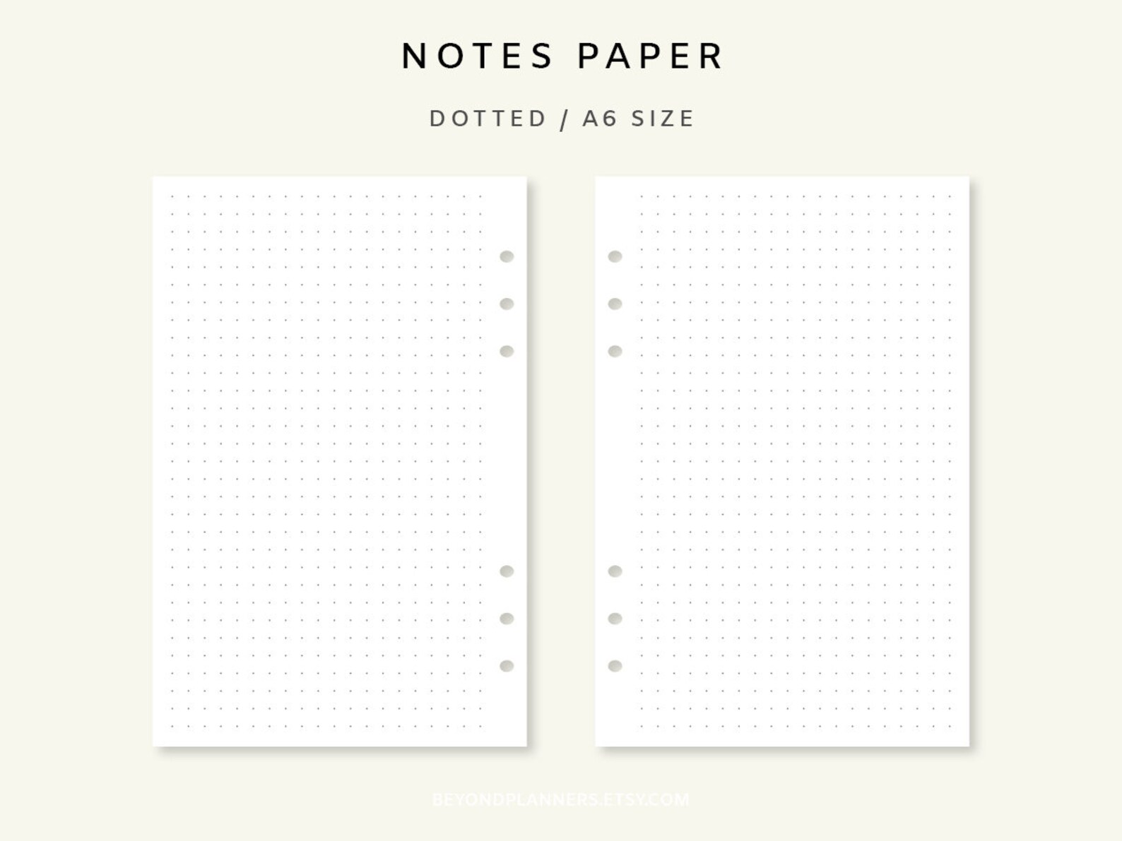 Study Notes Template Notes Printable Paper Printable Notes Page A6