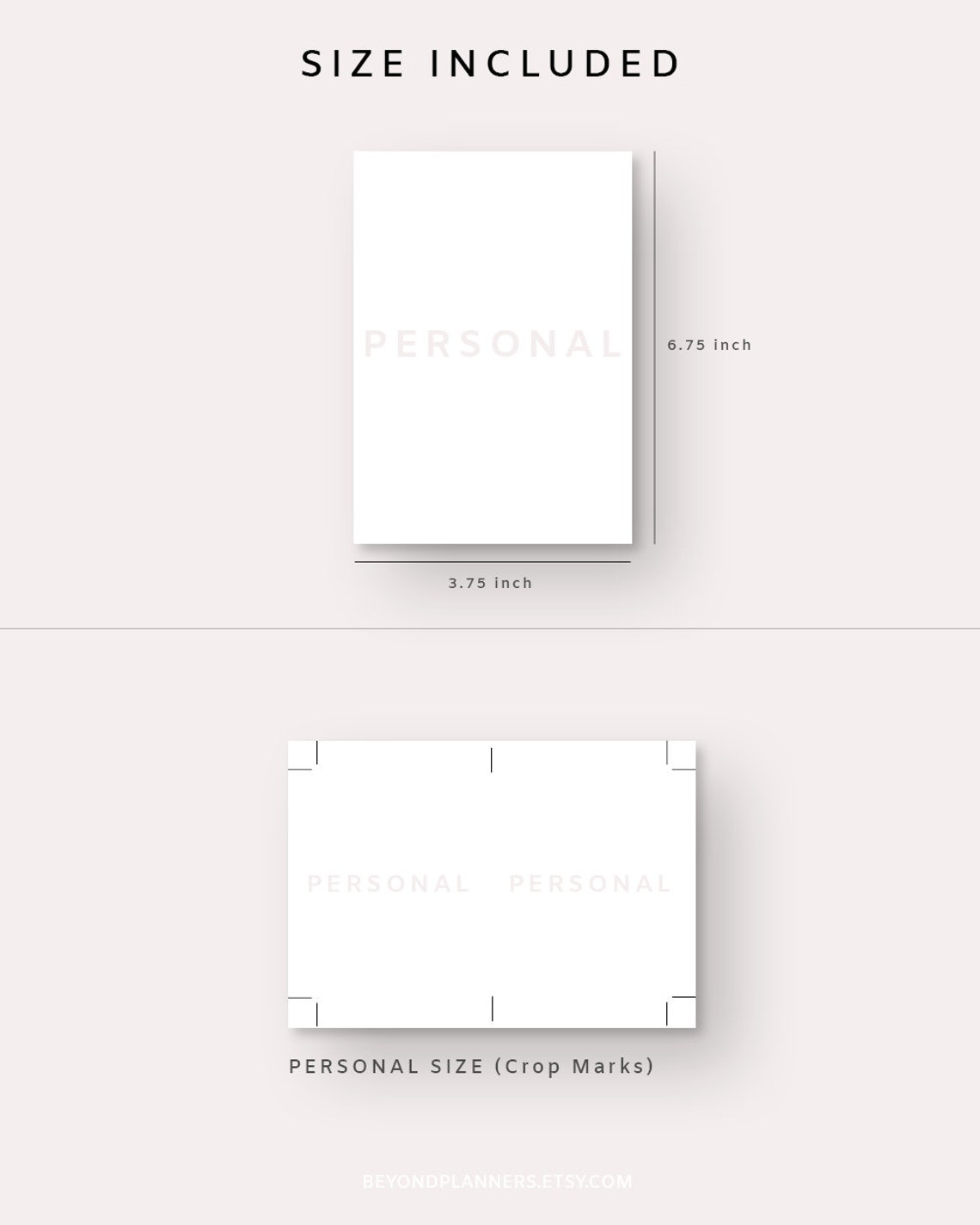 Weekly Planner Printable - Week on Two Pages | Weekly Planner Insert ...