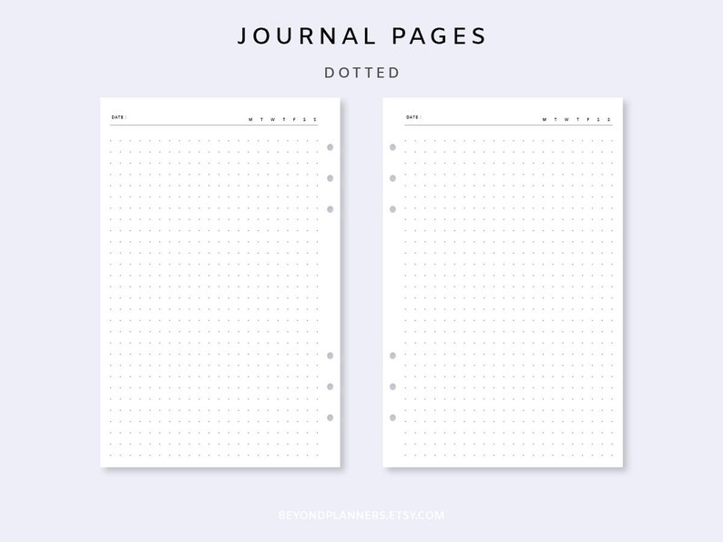 Diary Printable Pages Journal Printable Pages Diary Pages Template ...