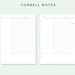 A5 Cornell Notes, Cornell Notes Printable, Note Template, Student Note ...