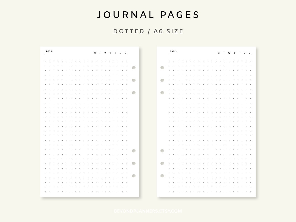 Printable Diary Pages Printable Daily Journal Daily Notes - Etsy