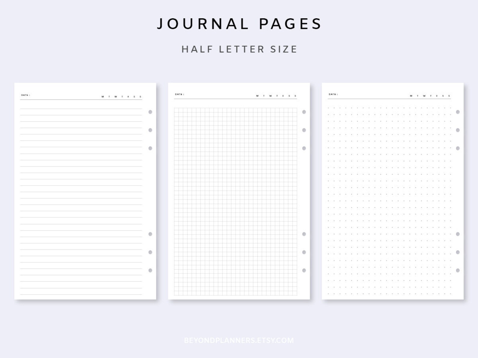 Diary Printable Pages Journal Printable Pages Diary Pages Template ...