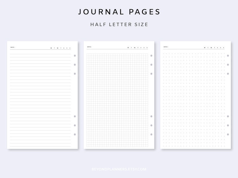 Diary Printable Pages Journal Printable Pages Diary Pages Template ...