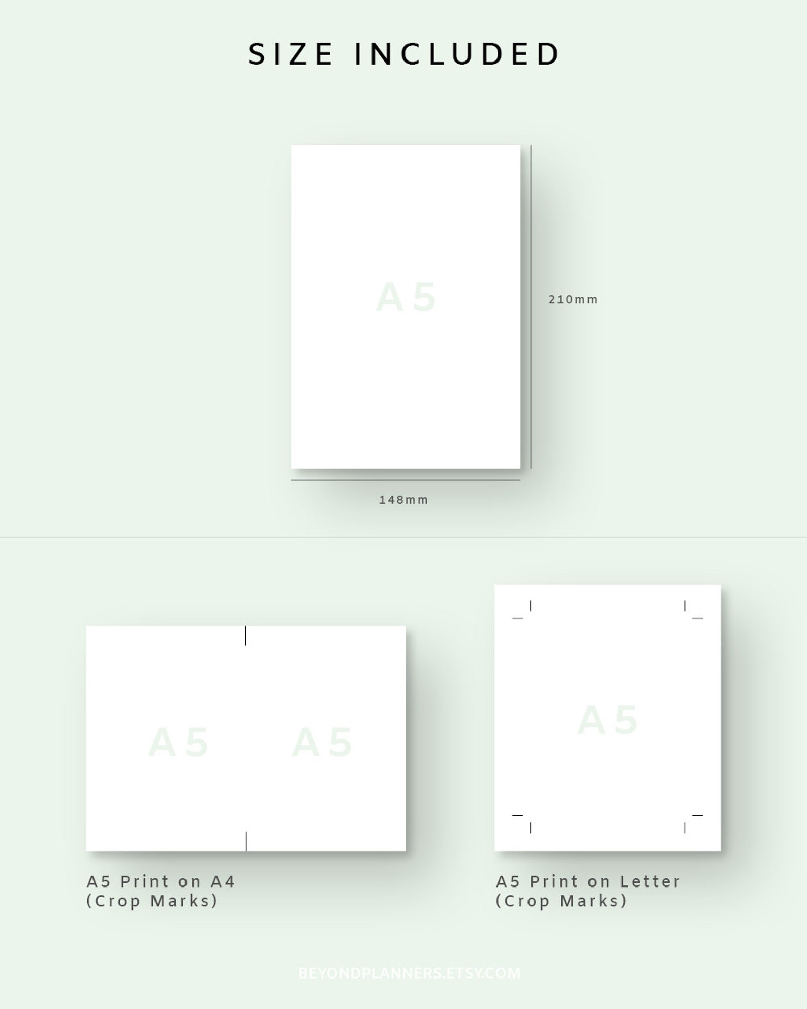 Weekly Planner Printable Vertical - Week on Two Pages | Vertical Weekly ...