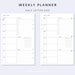 Weekly Planner Printable to Do List Week on One Page PDF - Etsy