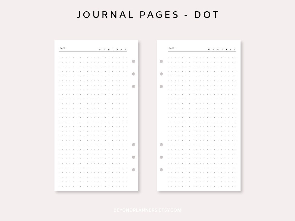 Printable Diary Pages Printable Daily Journal Daily Notes - Etsy