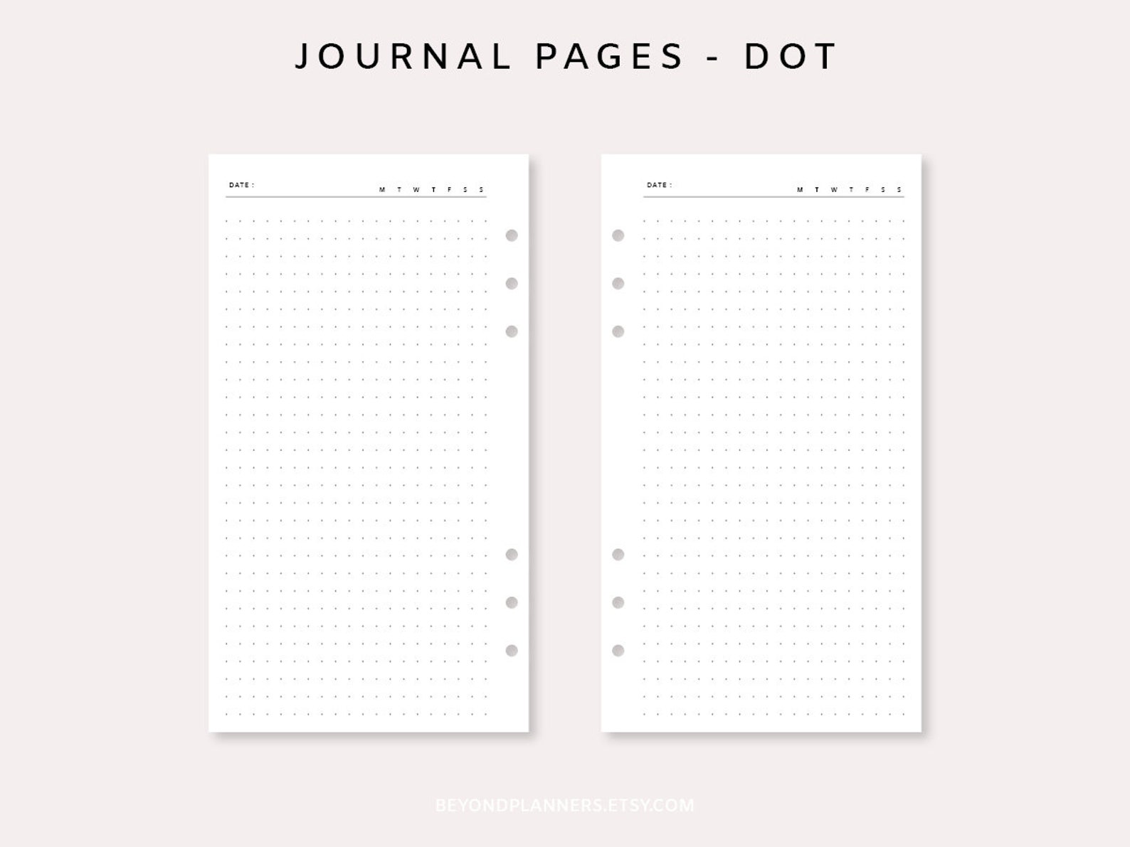Printable Diary Pages - Printable Daily Journal | Daily Notes Template ...