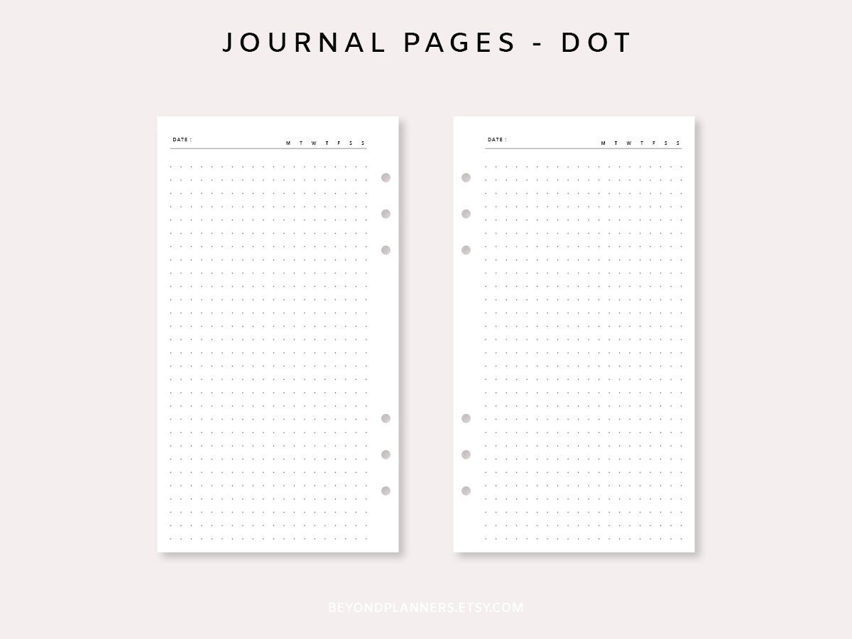 Printable Diary Pages - Printable Daily Journal | Daily Notes Template ...