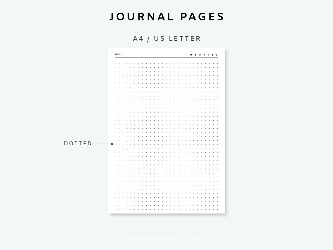 Printable Diary Pages Printable Daily Journal Daily Notes - Etsy