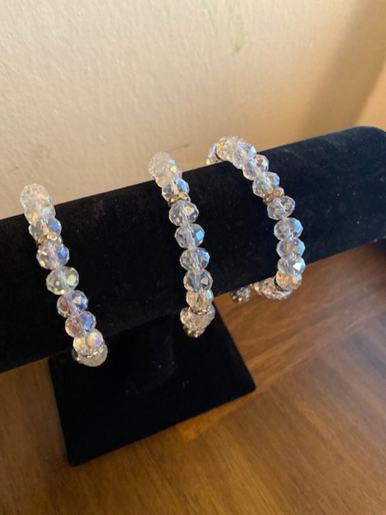 Bracelet en perles de cristal | Etsy