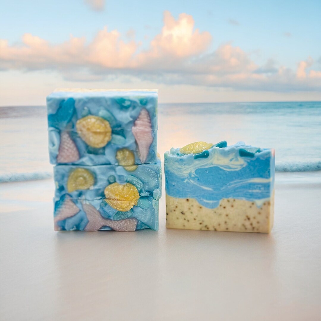 Day at the Beach Fresh Soap|cold Process|handmade| - Etsy
