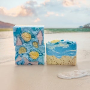 Day at the Beach Fresh Soap|cold Process|handmade| - Etsy