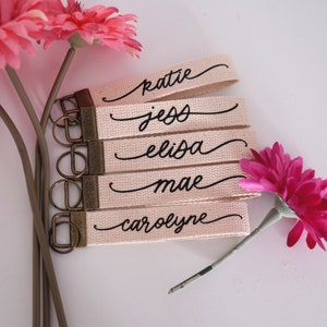 Personalized Keychain for Bridesmaid, Bridesmaid Gifts, Bridesmaid ...