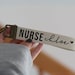 Personalized Nurse Keychain, Nurse Key Fob, Nurse Name Gift ...