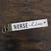 Personalized Nurse Keychain, Nurse Key Fob, Nurse Name Gift ...