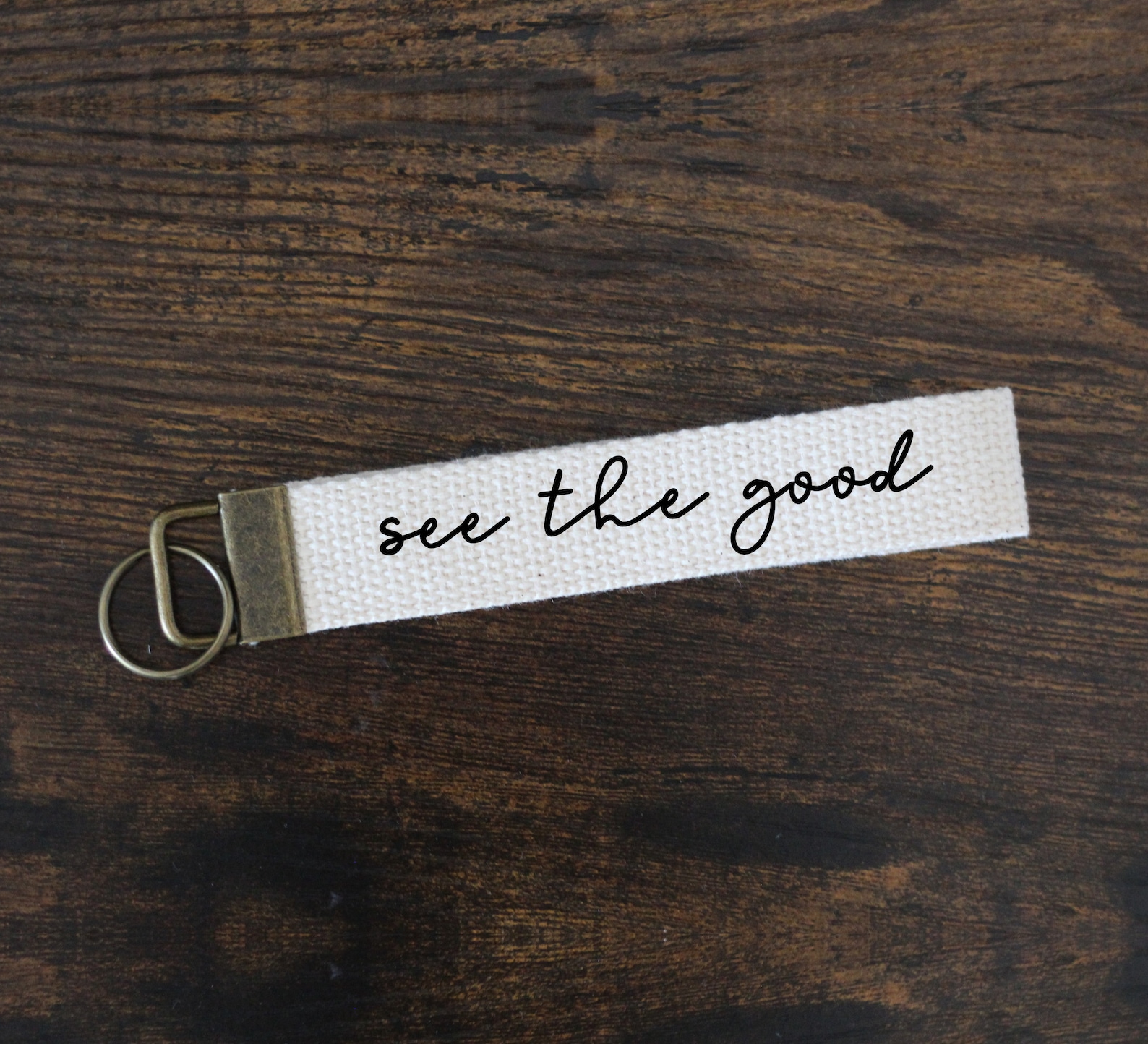 See the Good Keychain, Inspirational Keychain, Quote Key Fob ...
