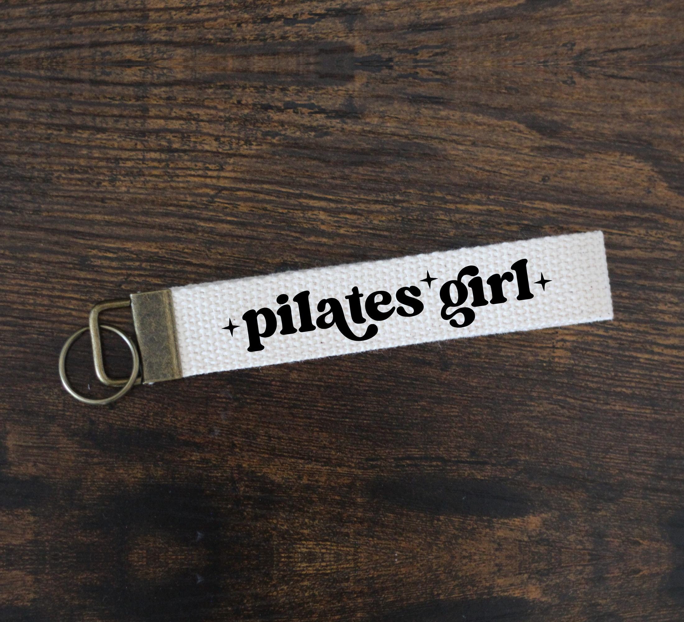Pilates Girl Keychain, Pilates Key Fob, Pilates Lover Gift, Pilates ...