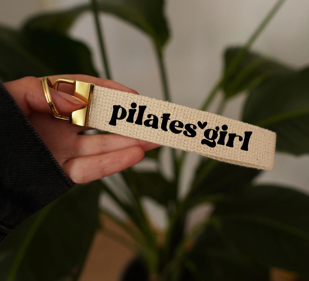 Pilates Girl Key Fob, Pilates Keychain, Pilates Lover Gift, Pilates ...