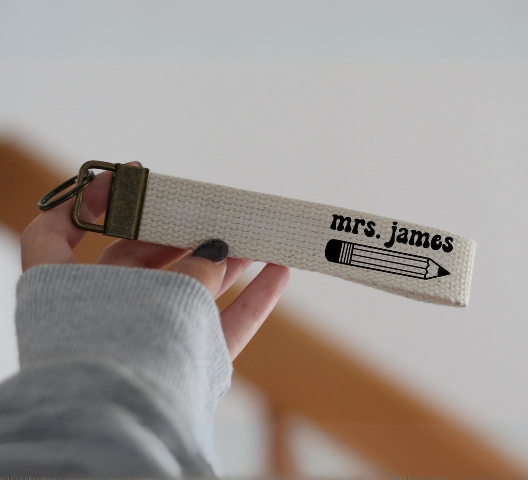 Personalized Teacher Keychain, Teacher Gift, Teacher Name Gift, Gift ...