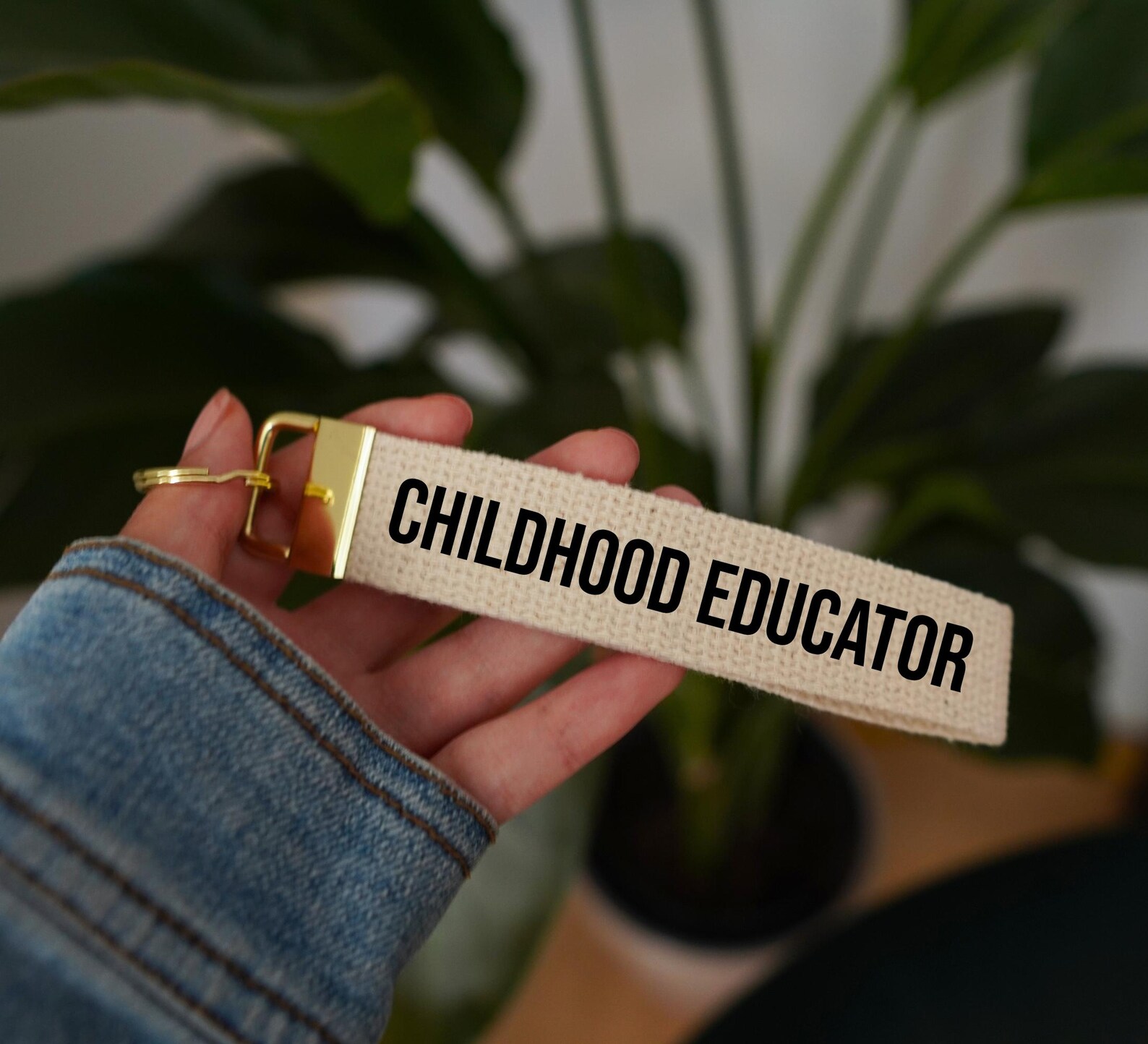 Childhood Educator Keychain, Daycare Teacher Key Fob, Educator Gift ...