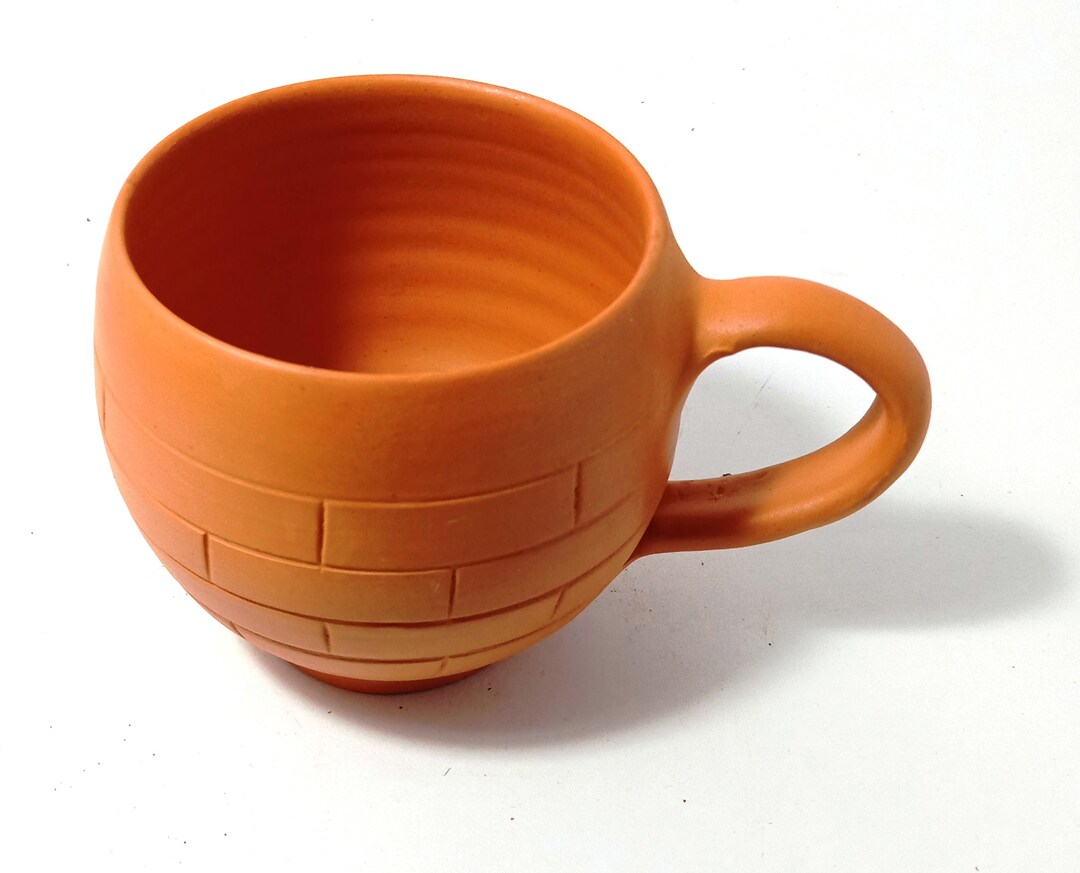 Home Heand Made Terracotta Tea Cup - Etsy