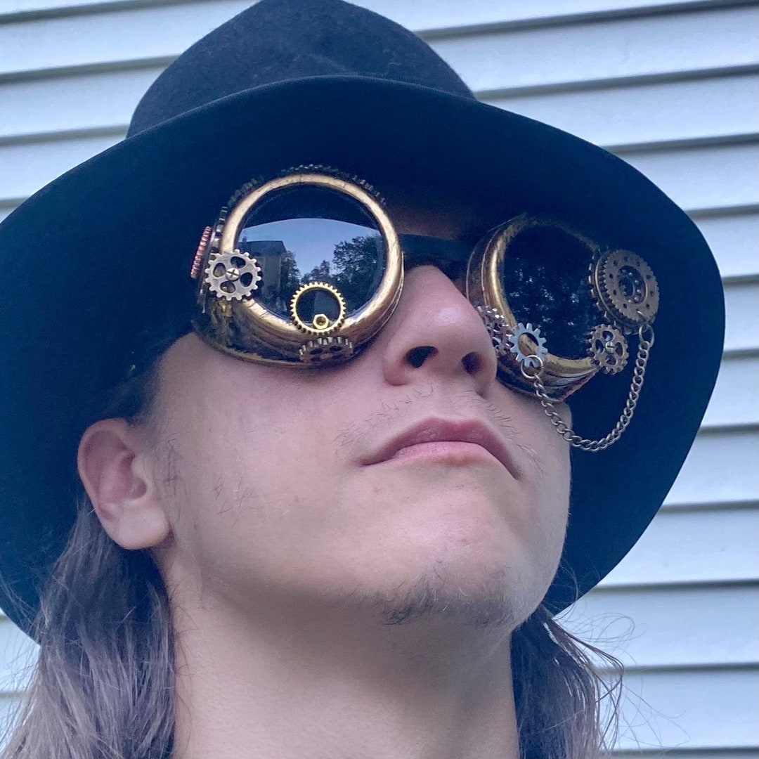 Steampunk Style Goggles, Vintage Steam Punk Sunglasses, Cosplay ...