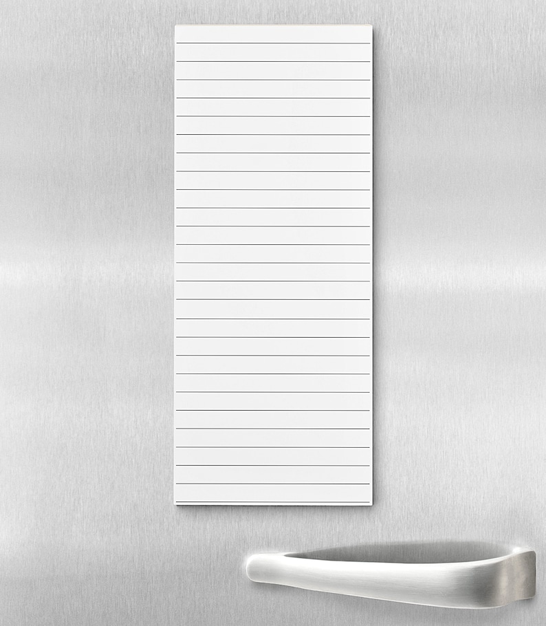 Printable Notepad Sheets | Narrow Fridge Notepad Lined Papers | Notepad ...