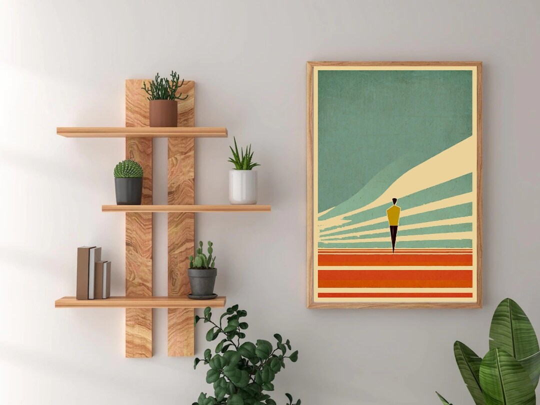 Printable Art Minimalist Modern Art Print the Journey Inspirational Art ...