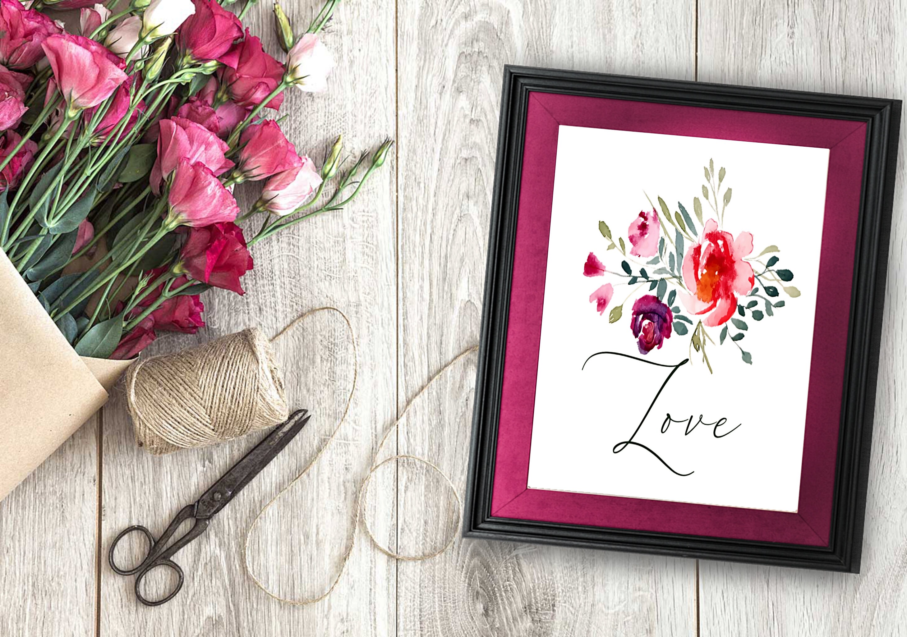 Fruit of the Spirit Floral Set Digital Download, Printable Christian ...