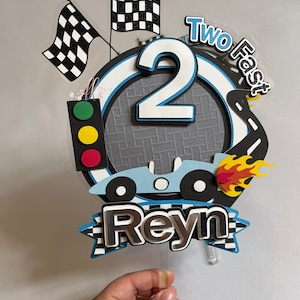 Two Fast Cake Topper/ Two Fast 3D Letters - Etsy