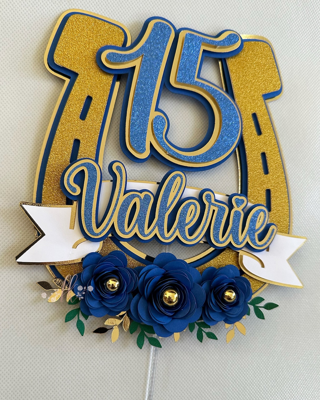 Horse Shoe Cake Topper/ Cowgirl Cake Topper/ Cowboy Cake Topper/ Rodeo ...