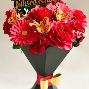 Paper Flower Bouquet/ Flower Bouquet/ Ramo Buchon/ Bouquet/ Mother's ...
