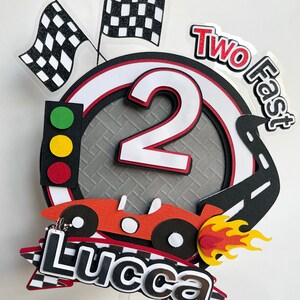 Two Fast Cake Topper/ Two Fast 3D Letters/ Two Fast Birthday/ Two Fast ...