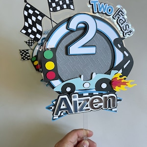 Two Fast Cake Topper/ Two Fast 3D Letters/ Two Fast Birthday/ Two Fast ...