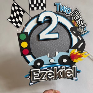 Two Fast Cake Topper/ Two Fast 3D Letters - Etsy