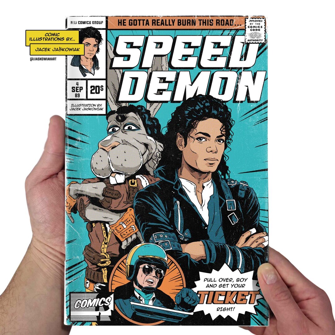 Speed Demon '89 Comic Book Poster Unofficial - Etsy