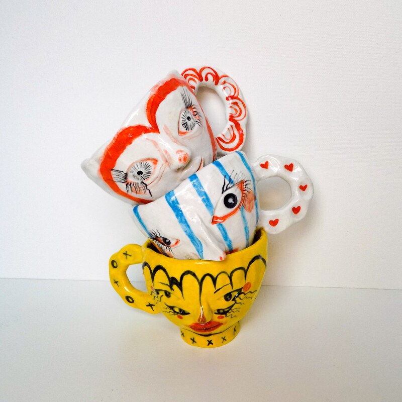 Ceramic Tea Cup - Etsy