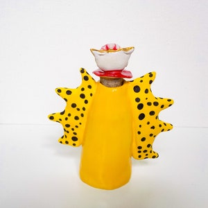 Contemporary Ceramic Figure Vase / Bottle, Removeable Head Design - Etsy